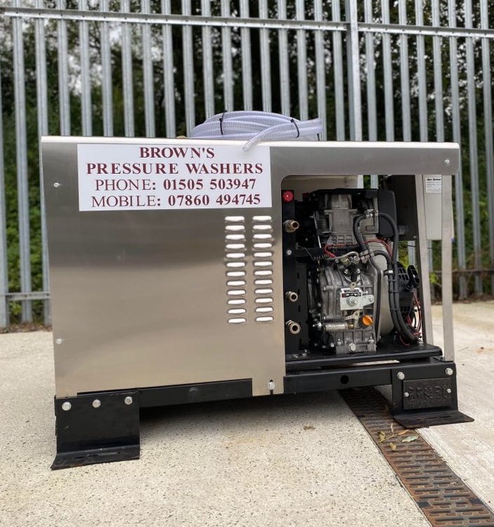 Used Dirt Driver Van Pack Hot Pressure Washer - Brown's Pressure Washers